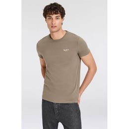 Pepe Jeans Rundhalsshirt stone green 726 XXL XXL Kurzarm: ideal für wärmere Tage oder als Layering-Basis