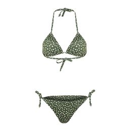 Trendyol Bikini Damen Gr&ouml;&szlig;e M khaki / wei&szlig;