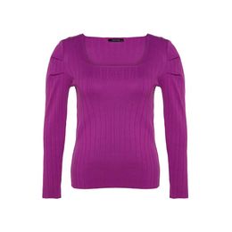 Trendyol Curve Pullover Damen Gr&ouml;&szlig;e XXL lila