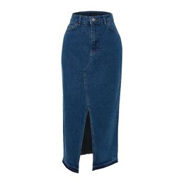 Trendyol Rock Damen Größe 32 blue denim