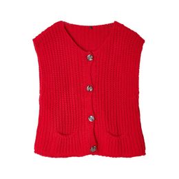 Trendyol Strickweste Damen Gr&ouml;&szlig;e S rot