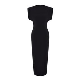 Trendyol Kleid Damen Größe 38 schwarz Winterkleid