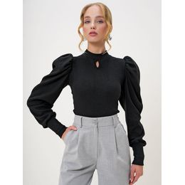 Trend Ala&ccedil;atı Stili Blouse female Black size M