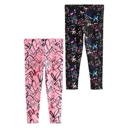 next Leggings M&auml;dchen Gr&ouml;&szlig;e 122 rosa / schwarz