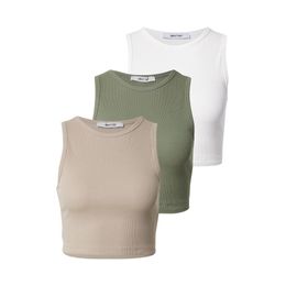 ABOUT YOU Top 'Dinah' female Beige, Green, White size 36