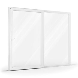 Terrassent&uuml;r Schiebet&uuml;r, Kunststoff PSK aluplast IDEAL&reg; 4000, Wei&szlig;, zweiteilig, 1510 x 1635 mm, individuell konfigurieren