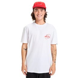 T-Shirt Quiksilver "Ev Waves Festival", Herren, Gr. M, wei&szlig;, Obermaterial: 70% Walkfrottier, 30% Walkfrottier;, Shirts T-Shirt