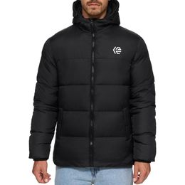 Steppjacke INDICODE "INAlanin", Herren, Gr. XL, schwarz, Web, Obermaterial: 100% Polyester, colorblocking, regular fit, Jacken, Topseller