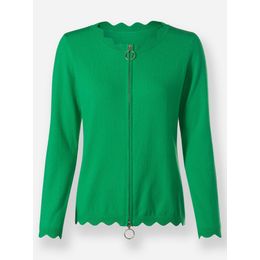 Heine Strickjacke Damen Gr&ouml;&szlig;e M grasgr&uuml;n