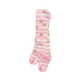 next Strumpfhose 'Bunny' M&auml;dchen Gr&ouml;&szlig;e 86 hellbraun / pink / wei&szlig;