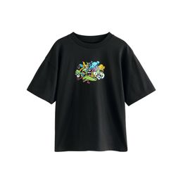 next T-Shirt Jungen Gr&ouml;&szlig;e 98 hellblau / gelb / hellgr&uuml;n / schwarz