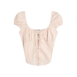 Bershka Bluse Damen Gr&ouml;&szlig;e L puder / dunkelpink