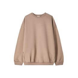Bershka Sweatshirt Damen Gr&ouml;&szlig;e XS dunkelbeige
