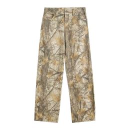Bershka Hose Damen Gr&ouml;&szlig;e 36 hellbraun / khaki / dunkelgr&uuml;n