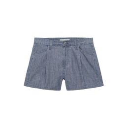 Mango Shorts 'IBIZA' Damen Gr&ouml;&szlig;e 36 dunkelblau / wei&szlig;