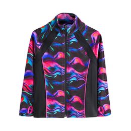 next Jacke M&auml;dchen Gr&ouml;&szlig;e 140 blau / mint / pink / schwarz