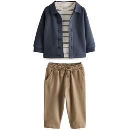 next Set Jungen Gr&ouml;&szlig;e 80 navy / cappuccino / wei&szlig;