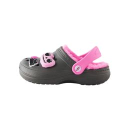next Clogs M&auml;dchen Gr&ouml;&szlig;e 32 graphit / pink / schwarz