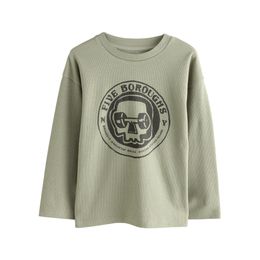 next Shirt Jungen Gr&ouml;&szlig;e 110 khaki / pastellgr&uuml;n