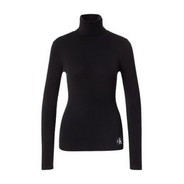Calvin Klein Jeans Pullover Damen Gr&ouml;&szlig;e M schwarz / wei&szlig;