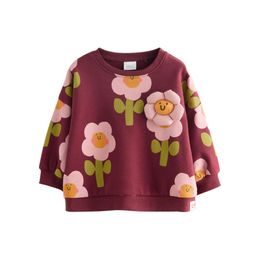 next Sweatshirt M&auml;dchen Gr&ouml;&szlig;e 80 kiwi / rosa / burgunder
