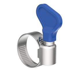 Kirchhoff Schlauchklemme Edelstahl &Oslash; 16 - 25 mm mit Fl&uuml;gelgriff, 2 St&uuml;ck