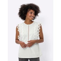 Heine Bluse Damen Gr&ouml;&szlig;e S/M ecru
