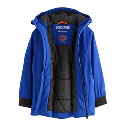 next Funktionsjacke Jungen Gr&ouml;&szlig;e 146 blau / schwarz