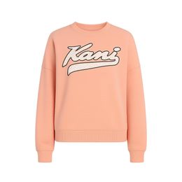 Karl Kani Varsity Palm Crewneck ' ' Damen Gr&ouml;&szlig;e L orange