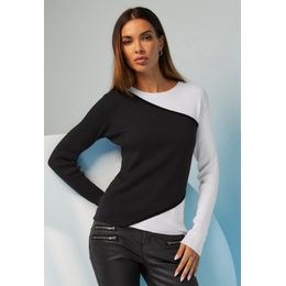 Heine Pullover Damen Gr&ouml;&szlig;e S schwarz / wei&szlig;