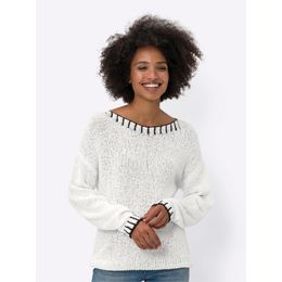 Heine Pullover Damen Gr&ouml;&szlig;e S schwarz / wei&szlig;
