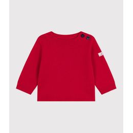 Petit Bateau Pullover 'MARIN' Jungen Gr&ouml;&szlig;e 74 rot
