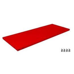Schulte Stahlfachboden Jubiläum »100 Jahre Gebr. Schulte« rot 100,0 x 50,0 cm