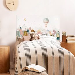 Bilderwelten Kopfteil Bett Boho Berglandschaft