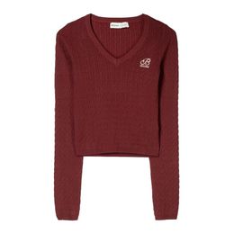 Bershka Pullover Damen Gr&ouml;&szlig;e S burgunder