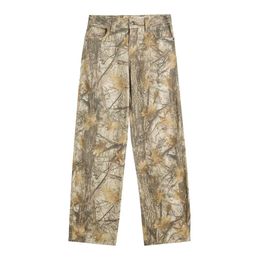 Bershka Hose Damen Gr&ouml;&szlig;e 32 hellbraun / khaki / dunkelgr&uuml;n