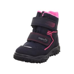 Superfit Stiefel 'HUSKY' Jungen Gr&ouml;&szlig;e 34 navy / silbergrau / fuchsia