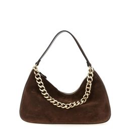 TWINSET Twin-Set Hobo Bags - 'Liliane' Medium Shoulder Bag - Gr. unisize - in Braun - f&uuml;r Damen