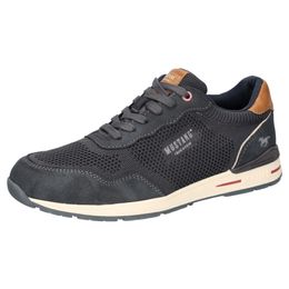 Mustang Shoes Herren Sneaker, Gr. 45, bunt, Lederimitat, Textil, kontrastfarbene Details, Schuhe, Schnürschuh, Freizeitschuh mit weicher