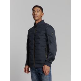 NO EXCESS Herren Leichtdaunenjacke "NO EXCESS Kurz geschnittene jacke", blau, Gr. L, 100% Polyester, Jacken