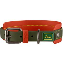 Hunter Halsband Havanna grün/orange / 55