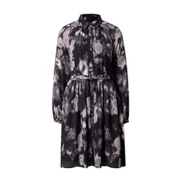 Selected Kleid 'SLFDAMINA-LULA' Damen Größe 40 grau / schwarz Winterkleid