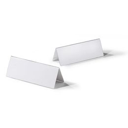 Durable Tischnamensschild aus Acryl, HxB 61/122 x 150 mm, VE 30 Stk, Dachform