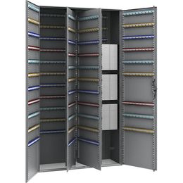 Schlüsselschrank, 2-türig, HxBxT 1300 x 730 x 250 mm, 860 Haken kaiserkraft