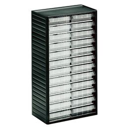 treston Kleinteilemagazin 55, HxBxT 550 x 310 x 180 mm, 24 Schubladen, Höhe 37 mm