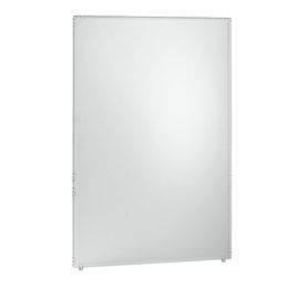 Trennwand, Kunststoff, Rahmen lichtgrau, 1300 x 1950 mm kaiserkraft