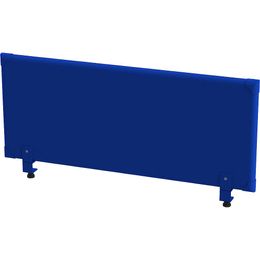 eurokraft pro Akustik-Tischaufsatz-Paneel, Höhe 450 mm, Breite 1200 mm, blau