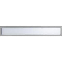 eurokraft basic Magnetische Infotasche, für Überschriften, DIN A3 quer / DIN A2 hoch, 435 x 60 mm, Rahmen silber, VE 10 Stk