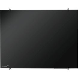 Legamaster Glasboard, Sicherheitsglas, BxH 1200 x 900 mm, schwarz