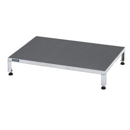 eurokraft pro Arbeitsplattform, Höhenverstellbereich 165 - 230 mm, mit Siebdruckplatte, Plattform LxB 910 x 610 mm, feuerverzinkt
